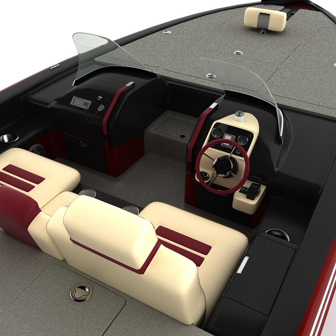 3d Model Bass Boat