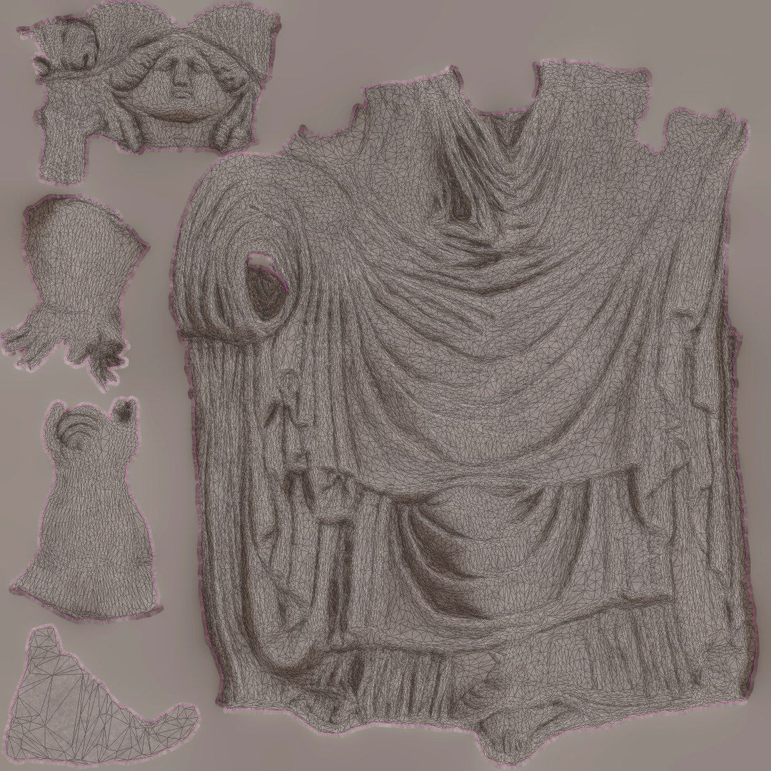 3D Athena Statue v2 - TurboSquid 2031855