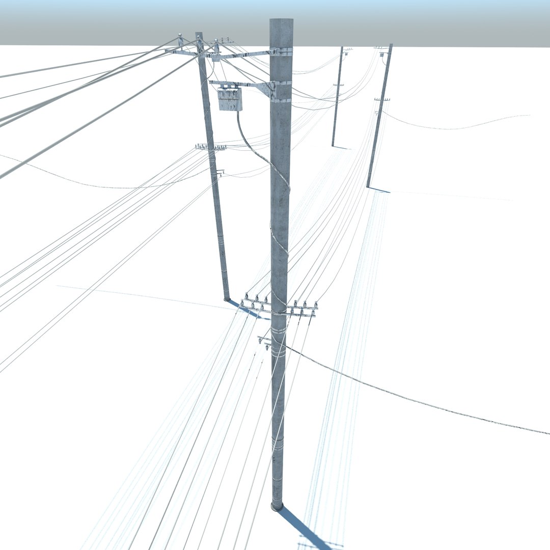 3D Powerline - - TurboSquid 1662718