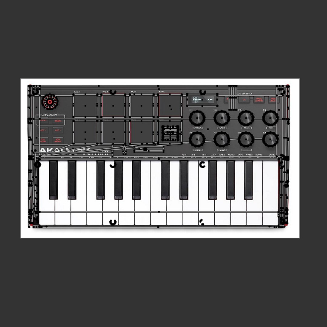 3D Akai MPK Mini Model - TurboSquid 2179488