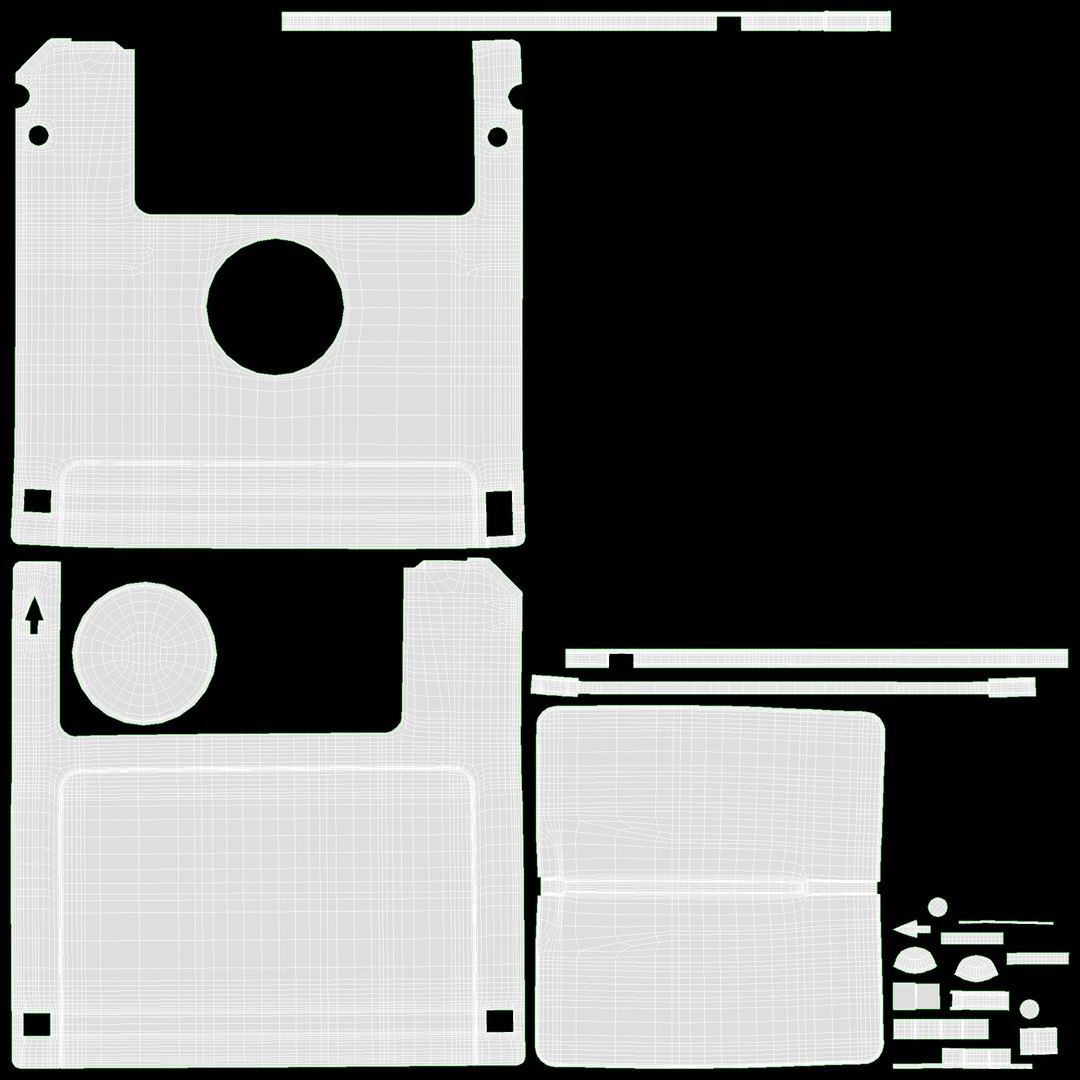 Floppy Disk 01 3D Model - TurboSquid 1756737
