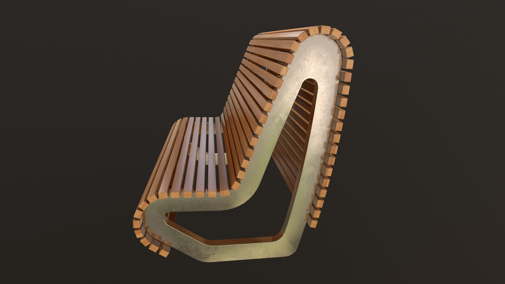 3D Modern Bench 3D Model AR VR - TurboSquid 1969935