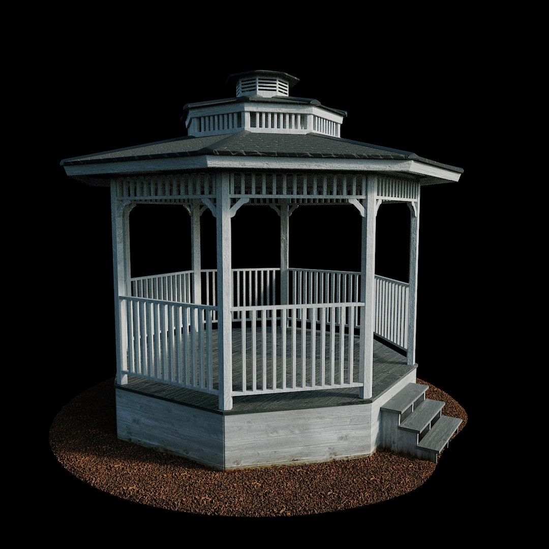 Gazebo 3D Model - TurboSquid 1167217