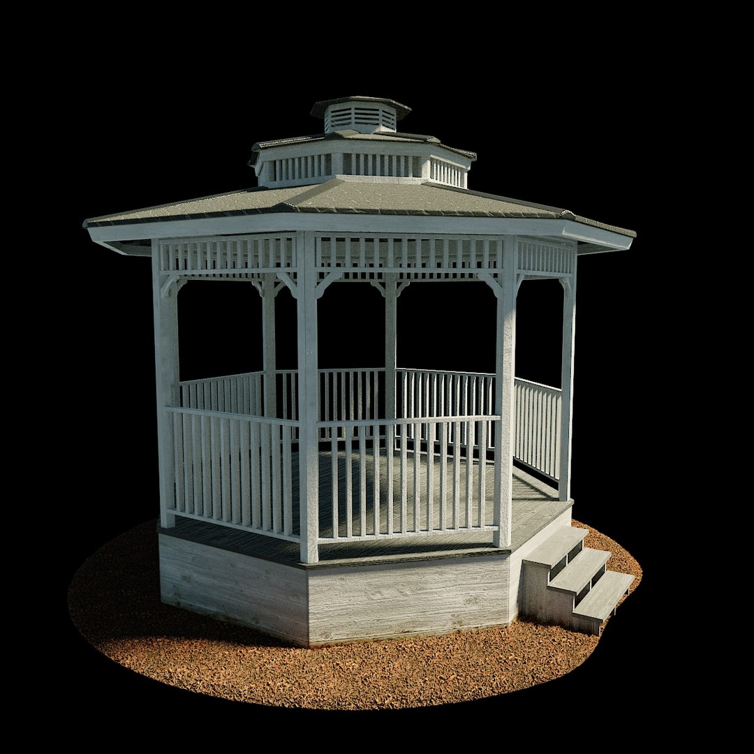 Gazebo 3D Model - TurboSquid 1167217