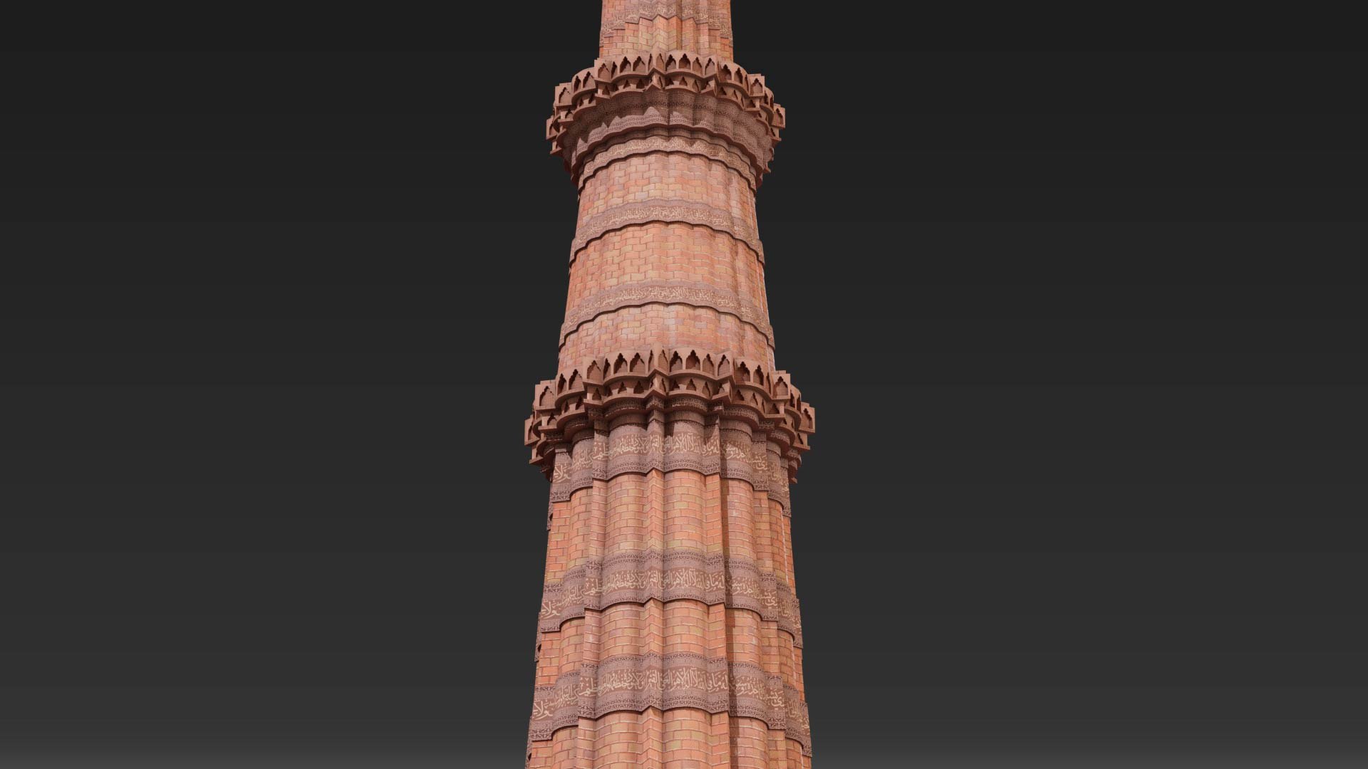 Qutub Minar 3D Model - TurboSquid 2422212