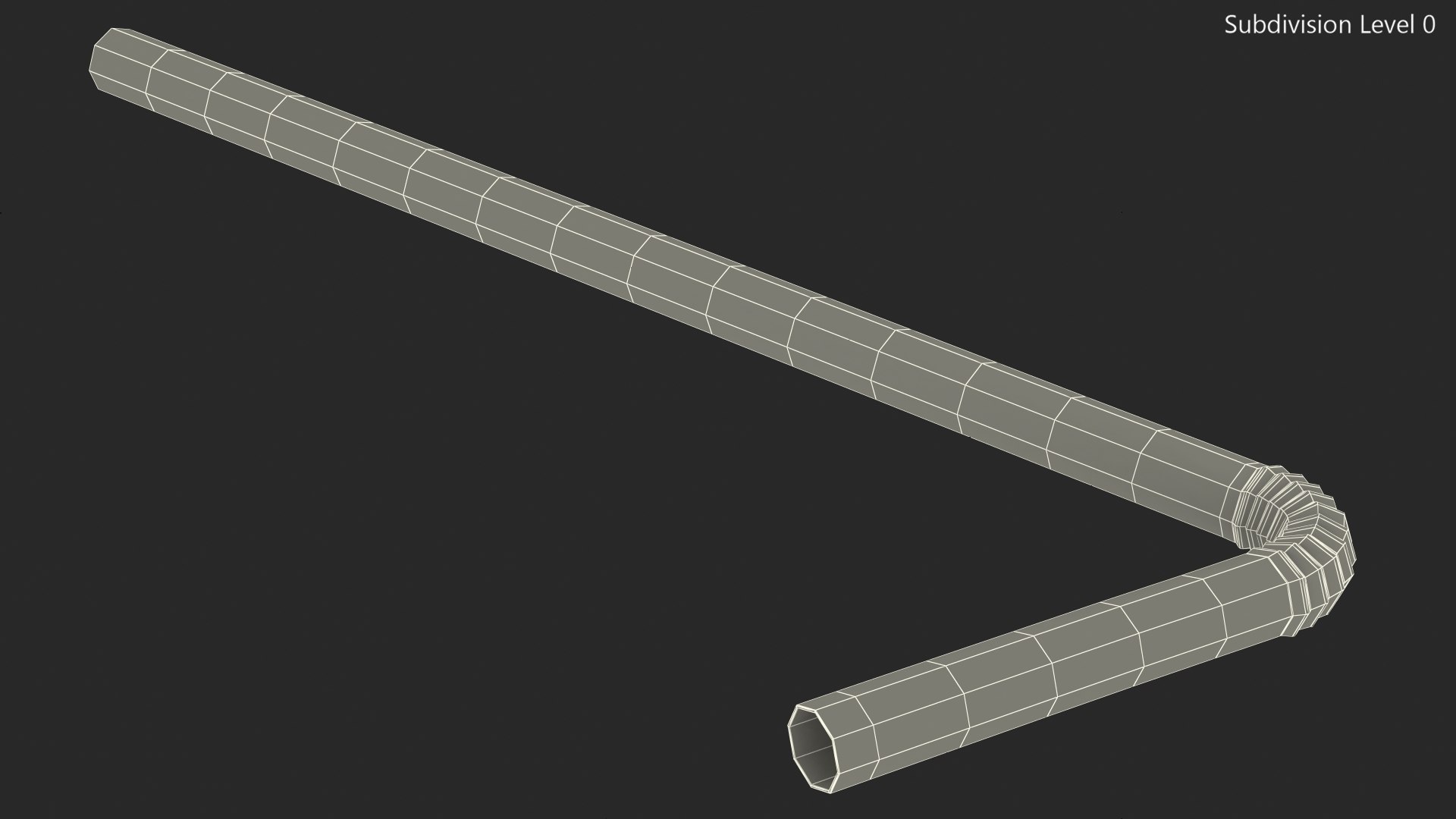 Bendy Plastic Drinking Straw 3D model - TurboSquid 1799612