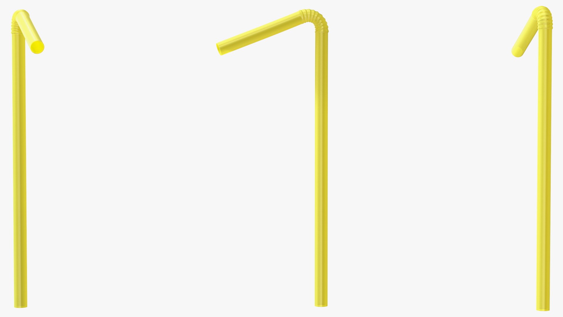 Bendy Plastic Drinking Straw 3D Model - TurboSquid 1799612