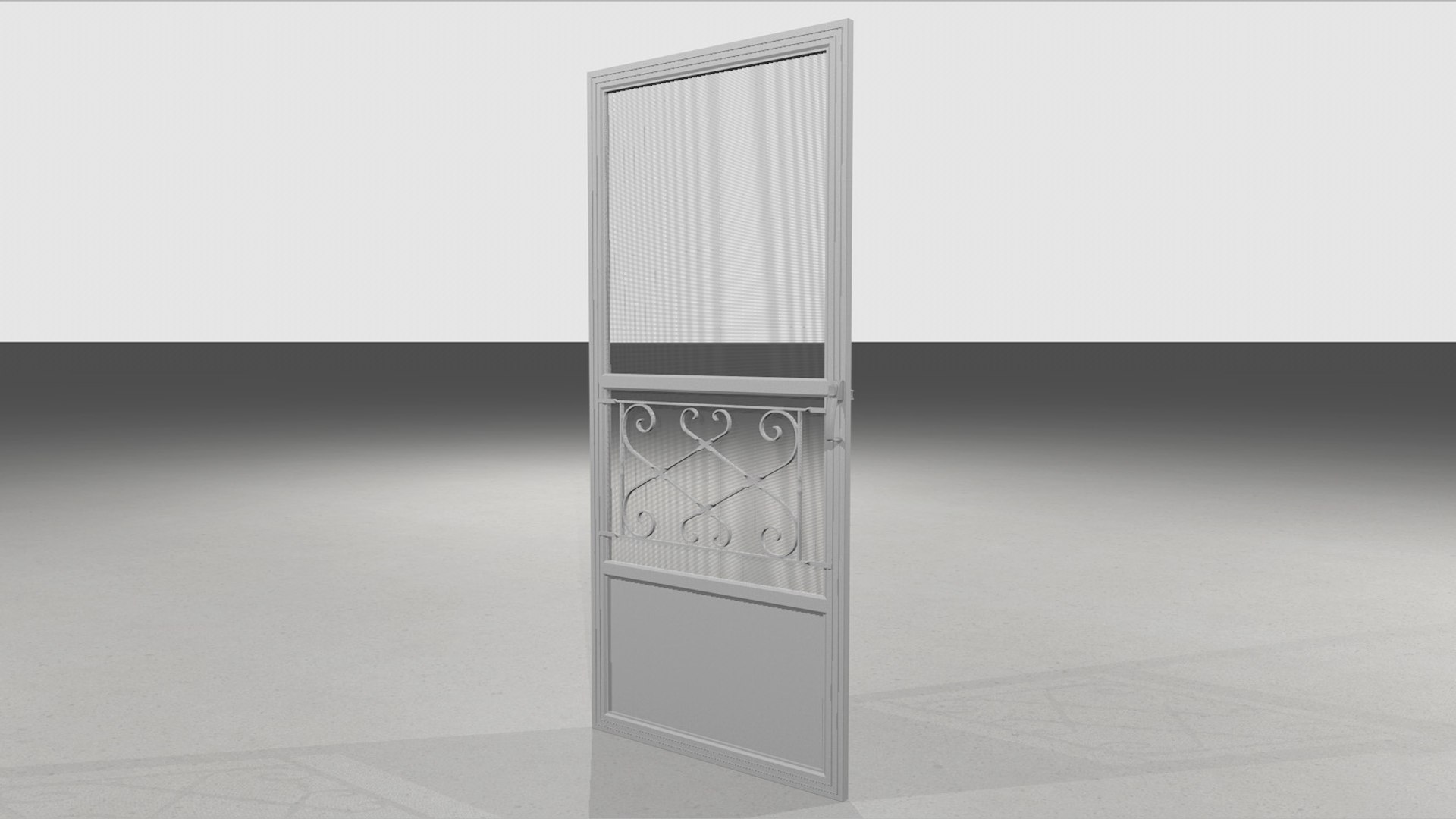 Screen Door Retro 3D Model - TurboSquid 1537330