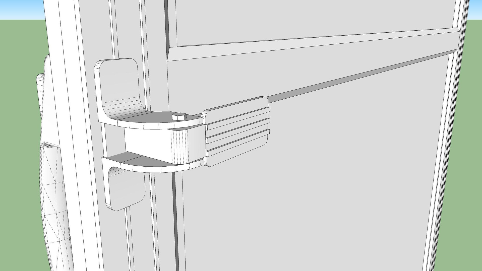 Screen Door Retro 3D Model - TurboSquid 1537330