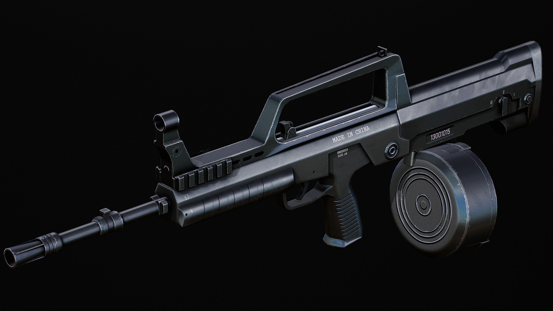 3D QBB-95 LSW Rifle - Mobile Ready Low Poly - TurboSquid 2278599