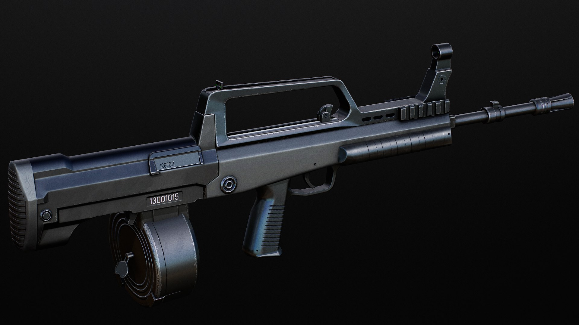 3D QBB-95 LSW Rifle - Mobile Ready Low Poly - TurboSquid 2278599