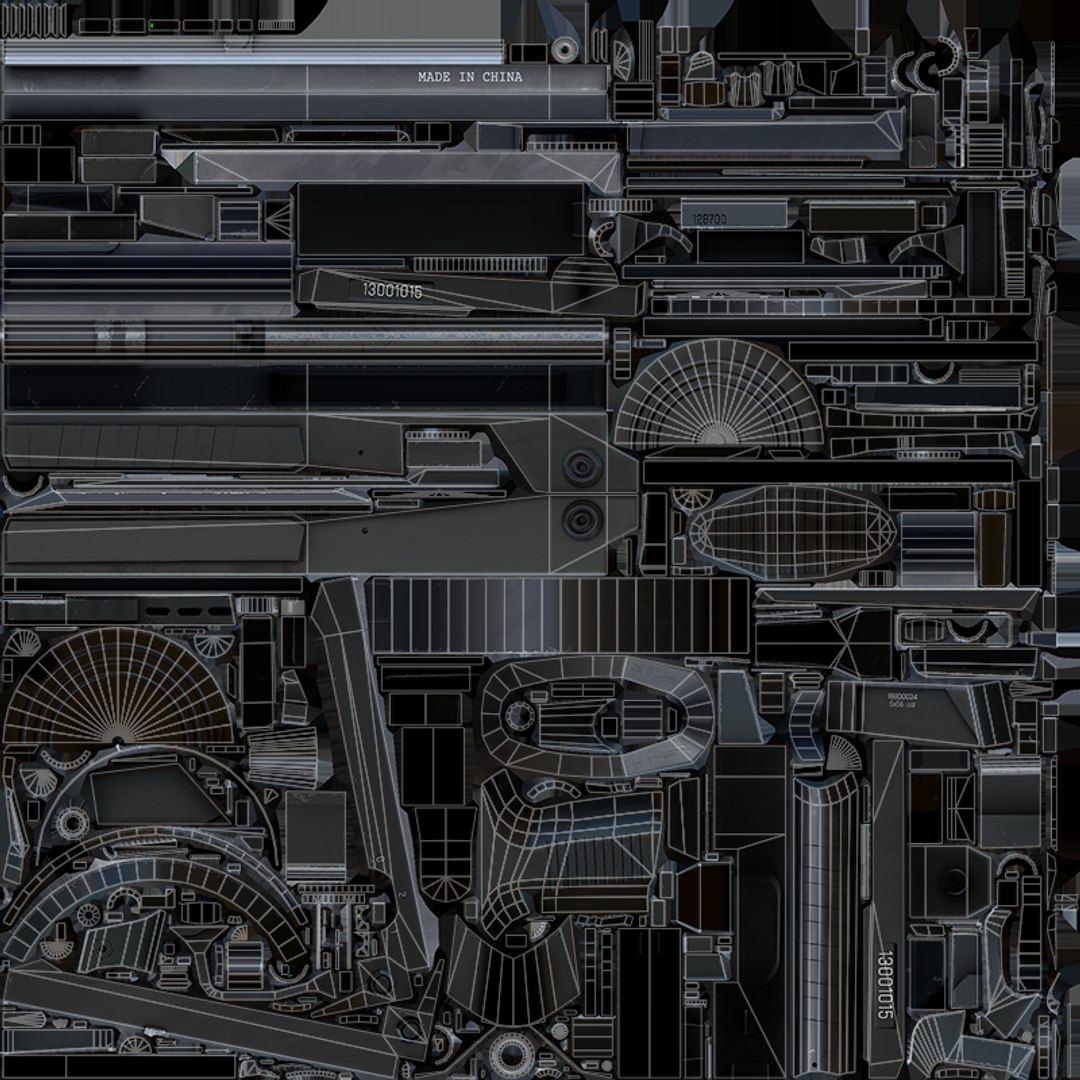 3D QBB-95 LSW Rifle - Mobile Ready Low Poly - TurboSquid 2278599