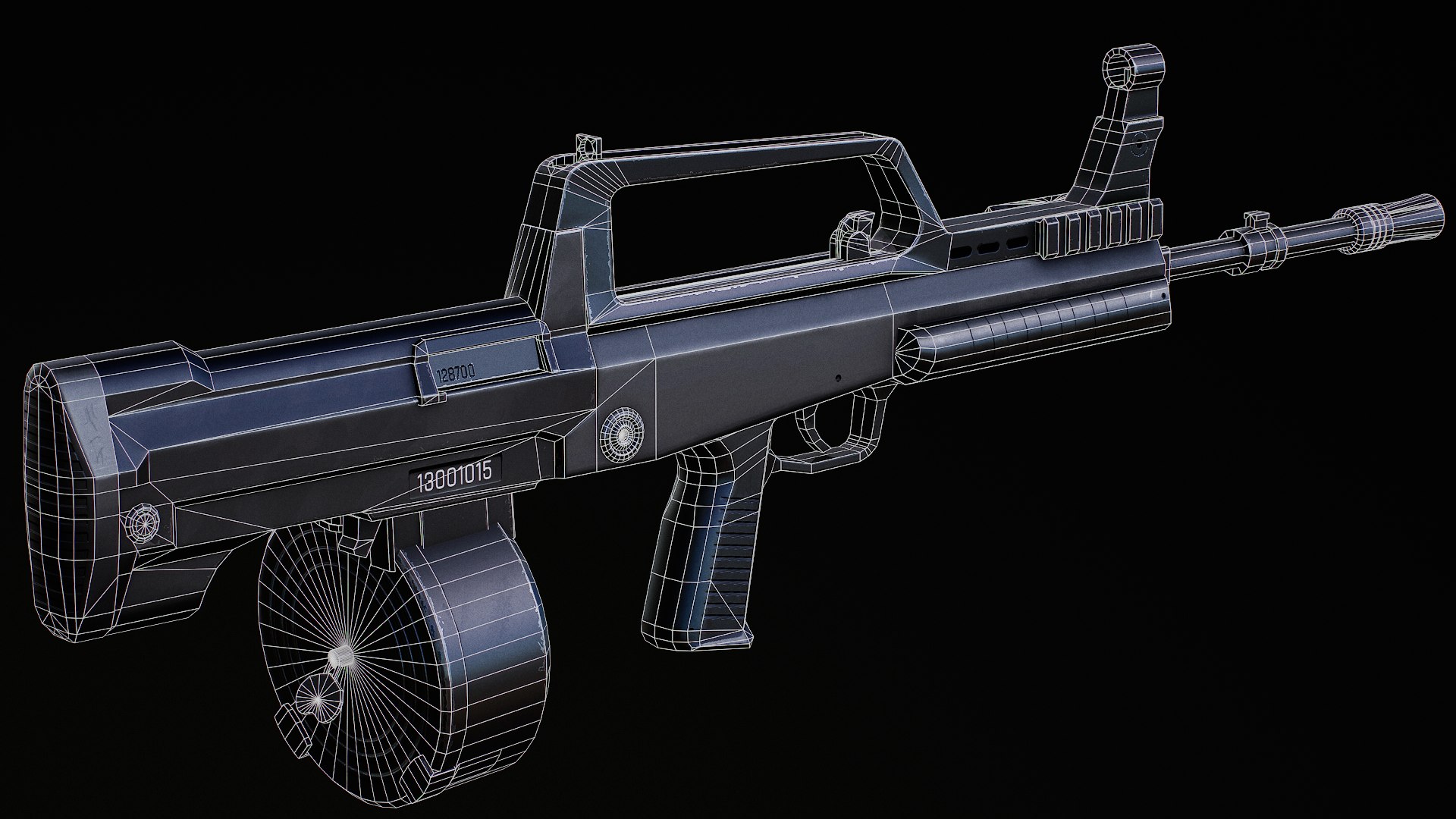 3D QBB-95 LSW Rifle - Mobile Ready Low Poly - TurboSquid 2278599