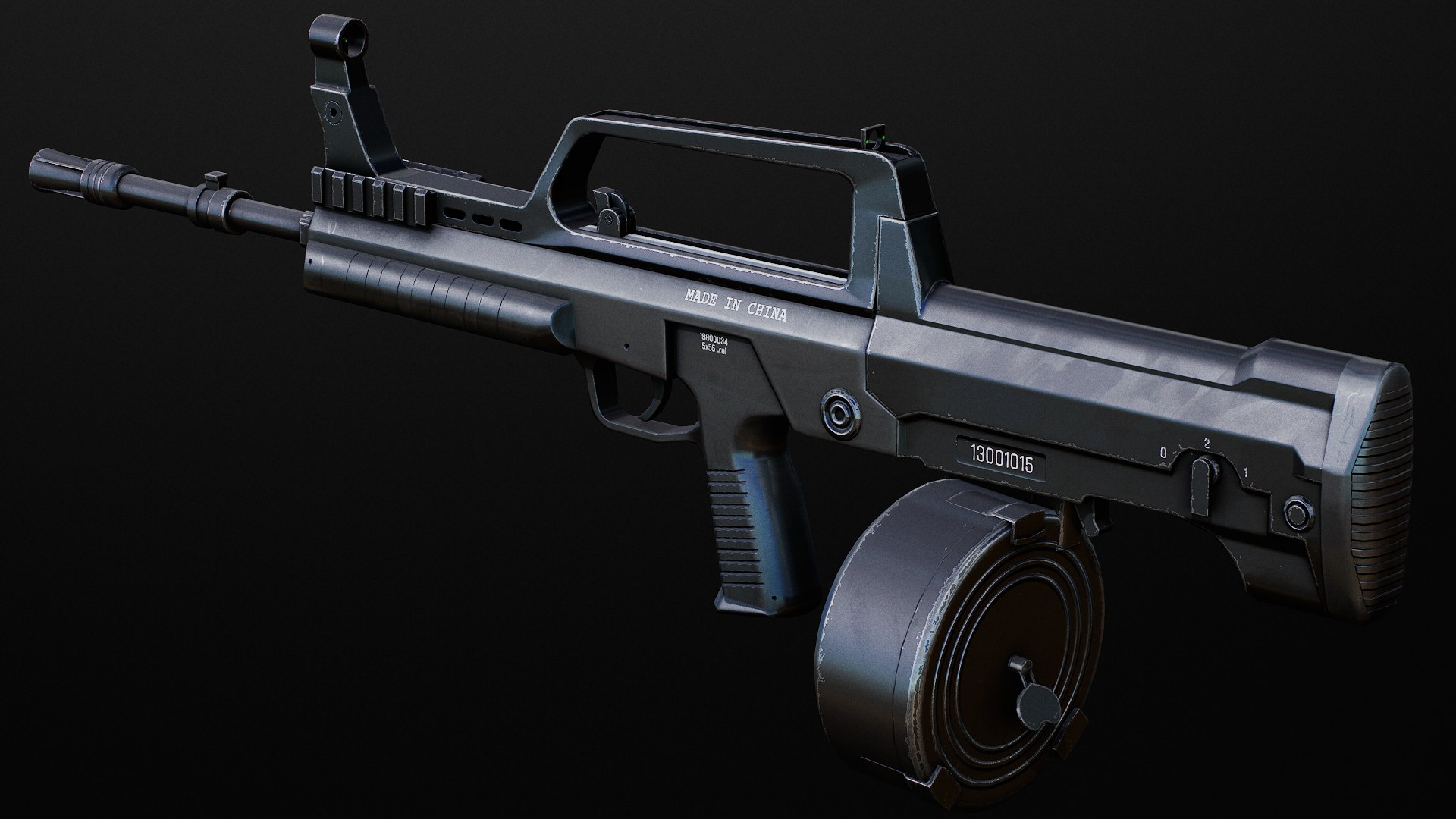 3D QBB-95 LSW Rifle - Mobile Ready Low Poly - TurboSquid 2278599