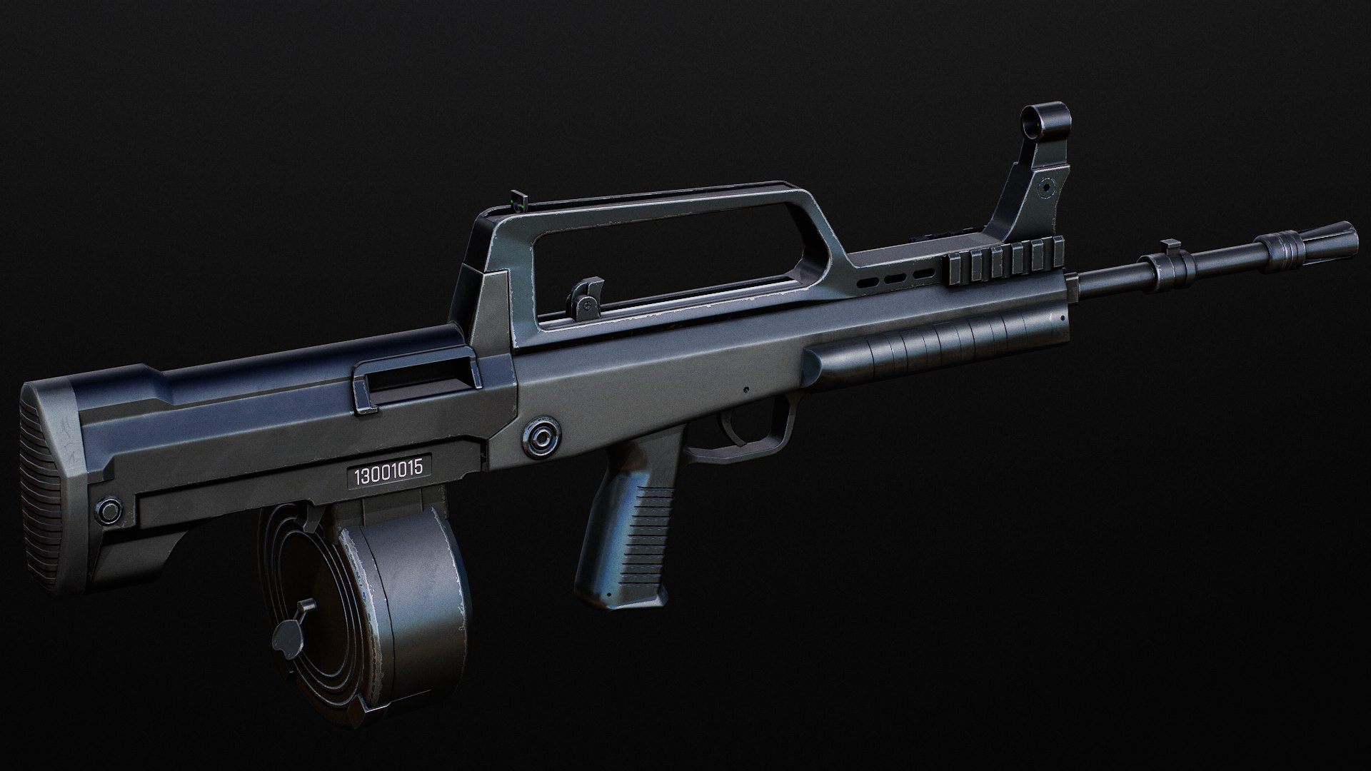 3D QBB-95 LSW Rifle - Mobile Ready Low Poly - TurboSquid 2278599