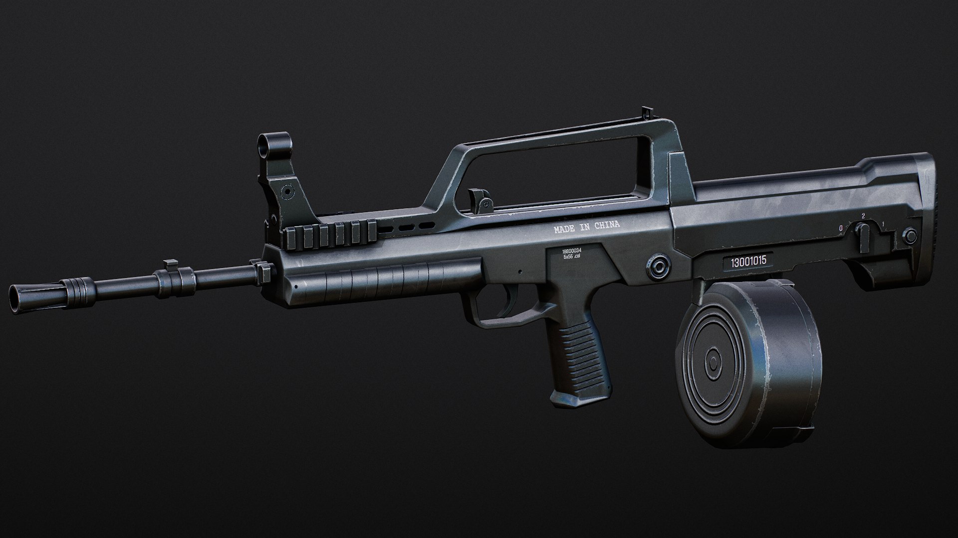 3D QBB-95 LSW Rifle - Mobile Ready Low Poly - TurboSquid 2278599
