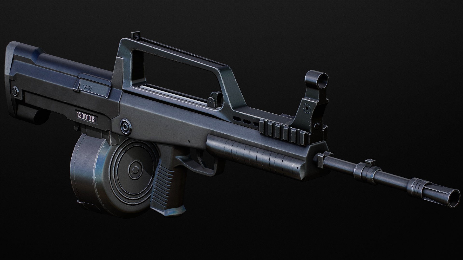 3D QBB-95 LSW Rifle - Mobile Ready Low Poly - TurboSquid 2278599
