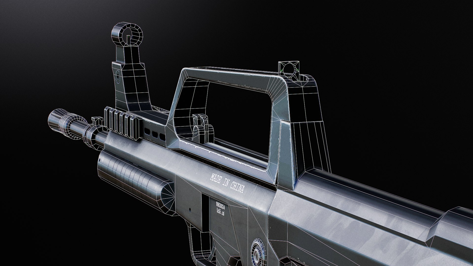 3D QBB-95 LSW Rifle - Mobile Ready Low Poly - TurboSquid 2278599