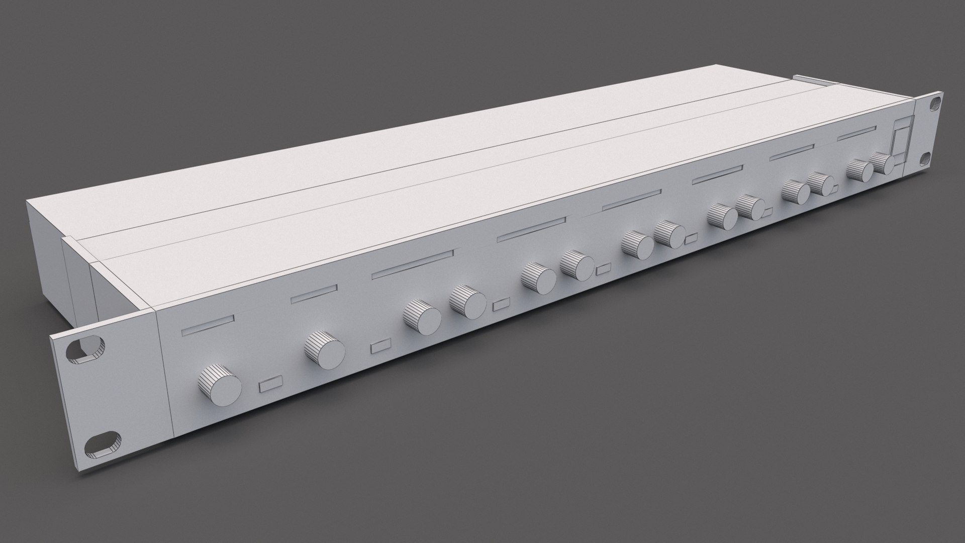 3D Behringer MX882 Audio Processor - TurboSquid 1747718