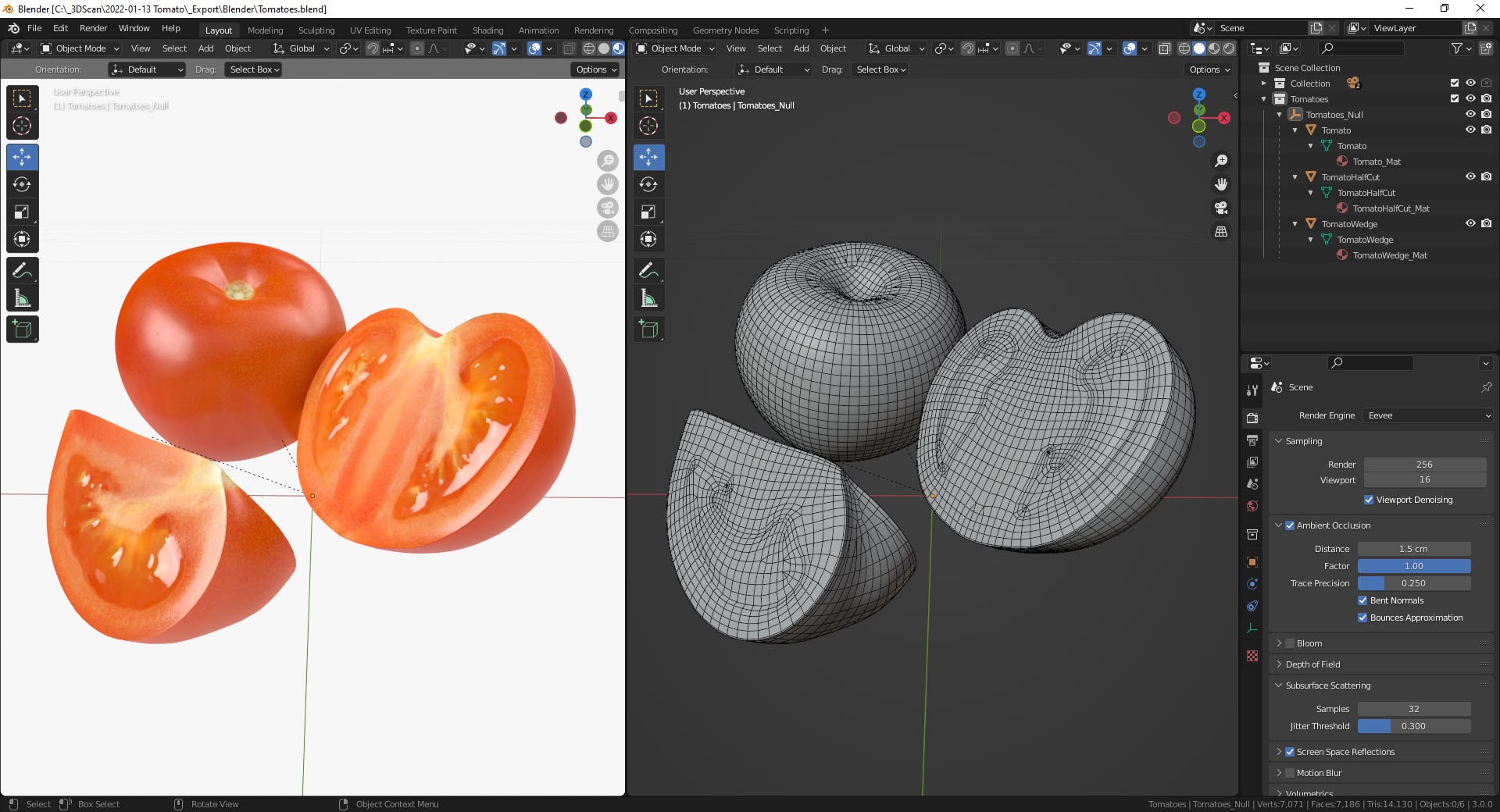 Tomatoes PBR Scan Retopo 3D Model - TurboSquid 1858966