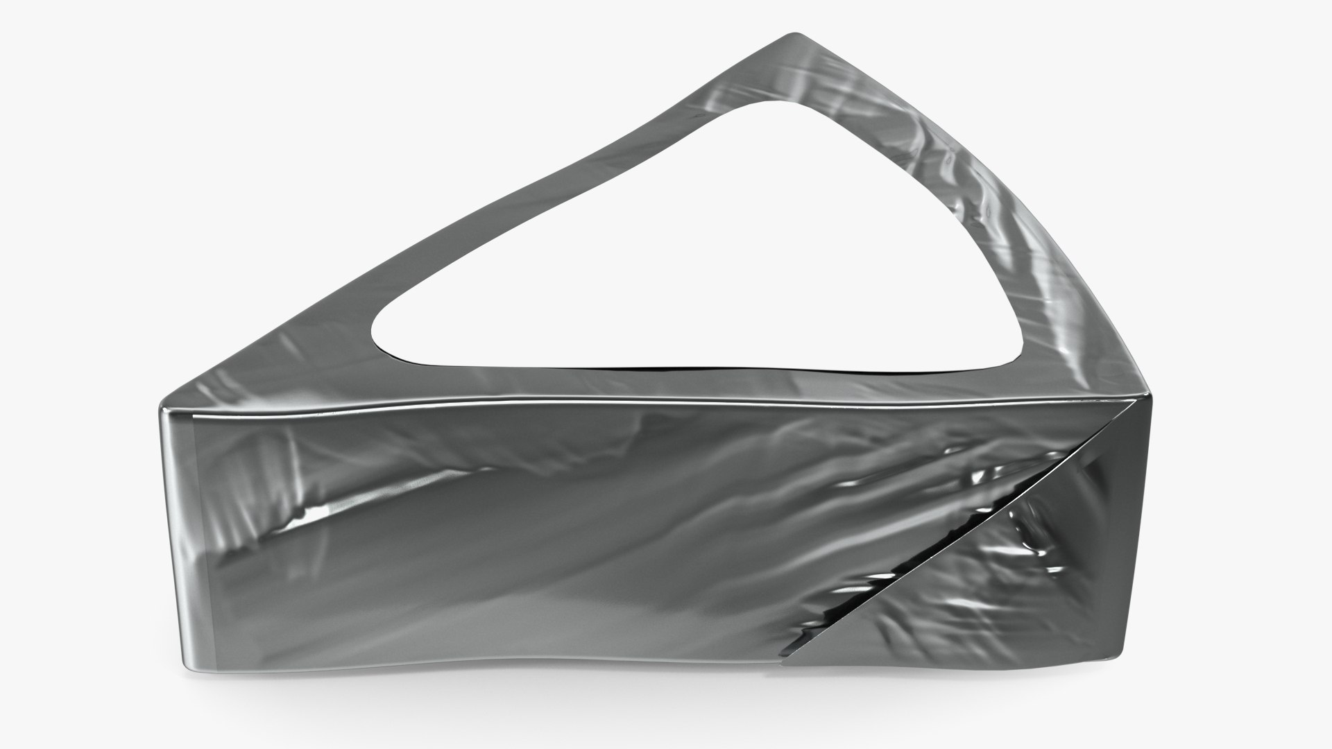 Foil Triangle Of Creamy Cheese Model - TurboSquid 2157712