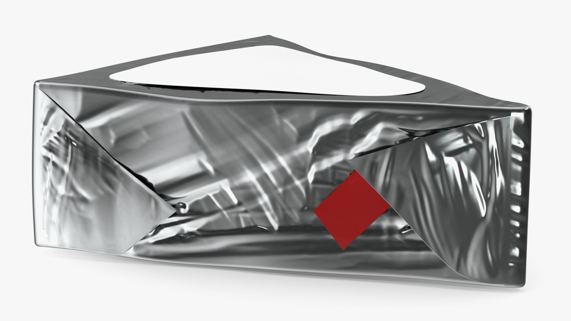 Foil Triangle Of Creamy Cheese Model - TurboSquid 2157712