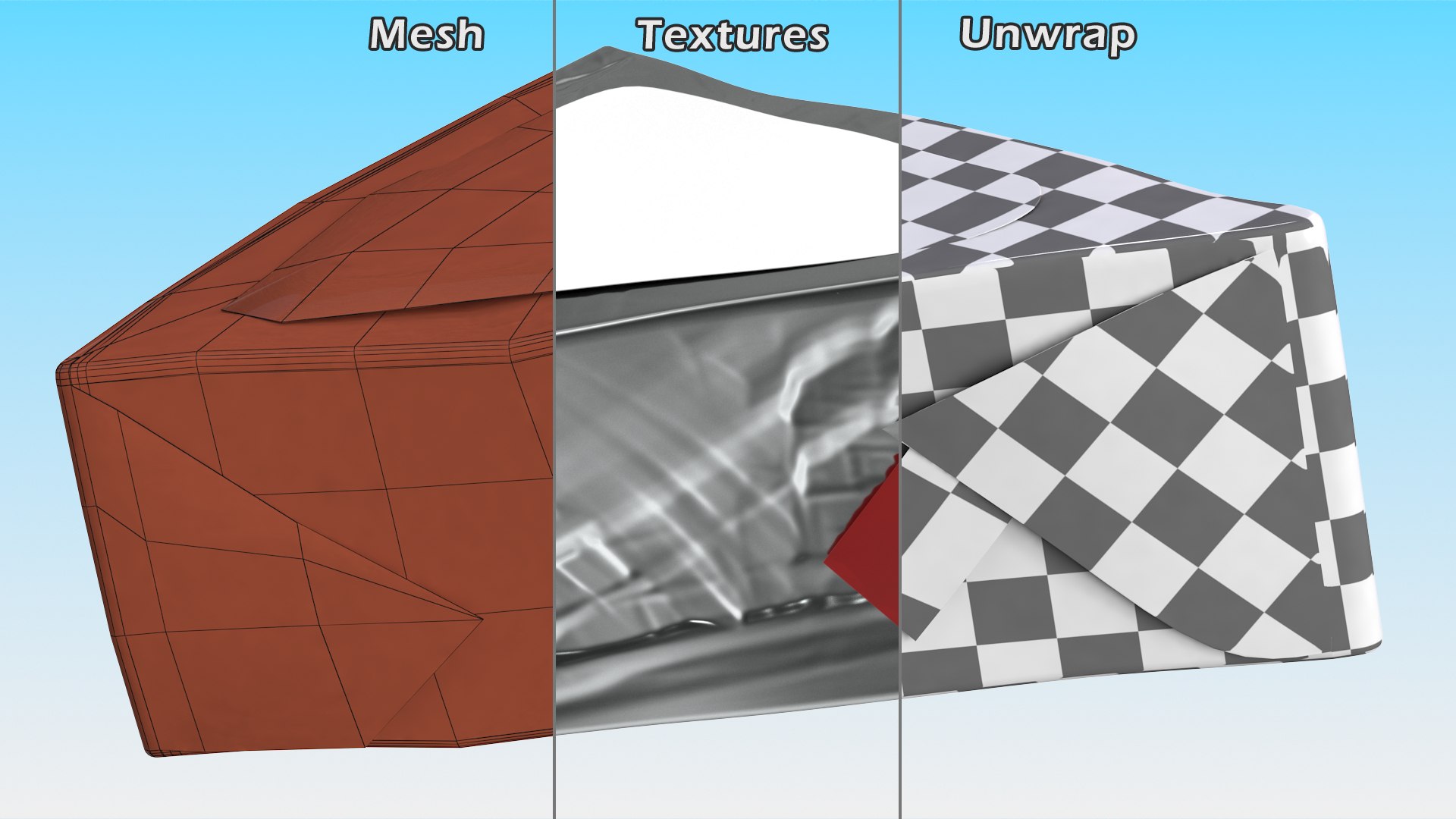 Foil Triangle Of Creamy Cheese Model - TurboSquid 2157712