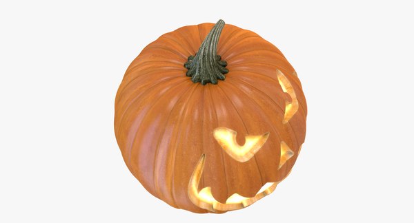 3d halloween pumpkin model