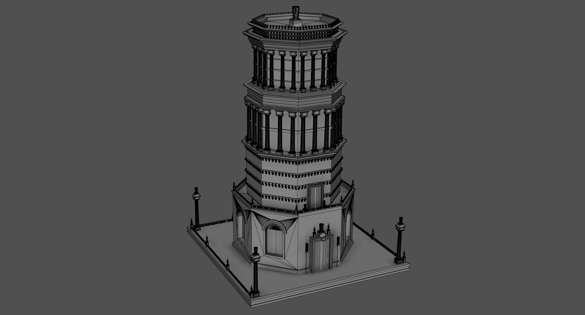 3D Anicent Magne Tower Model - TurboSquid 2339201