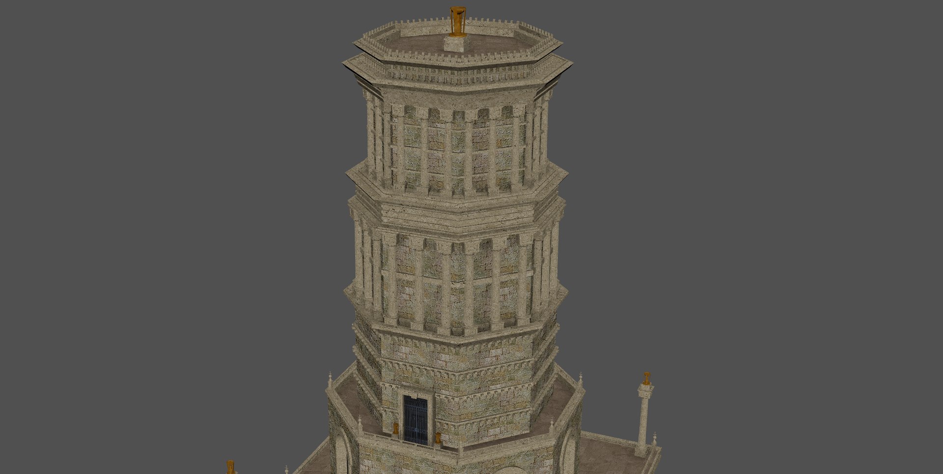 3D Anicent Magne Tower Model - TurboSquid 2339201