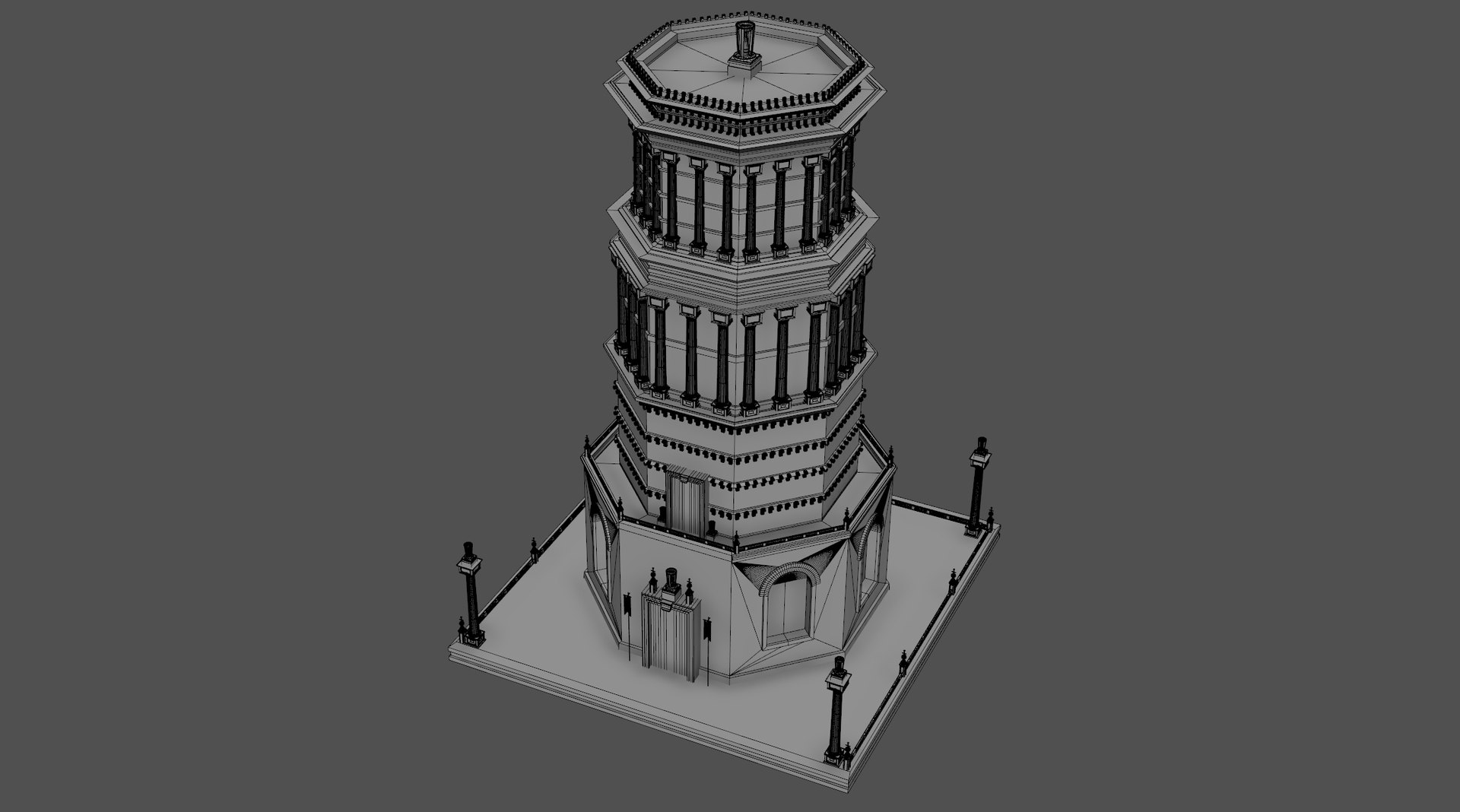 3D Anicent Magne Tower Model - TurboSquid 2339201
