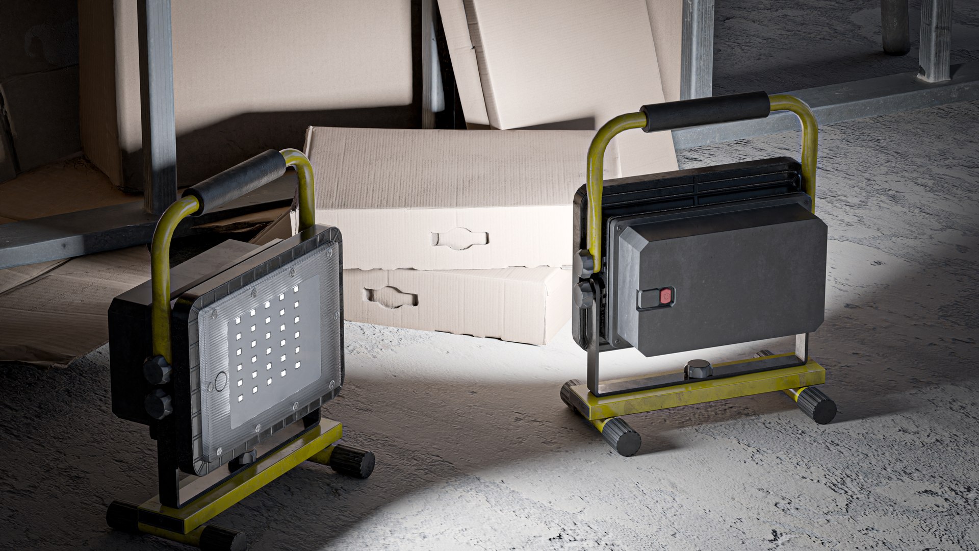 Construction Spotlight Asset model - TurboSquid 2127190