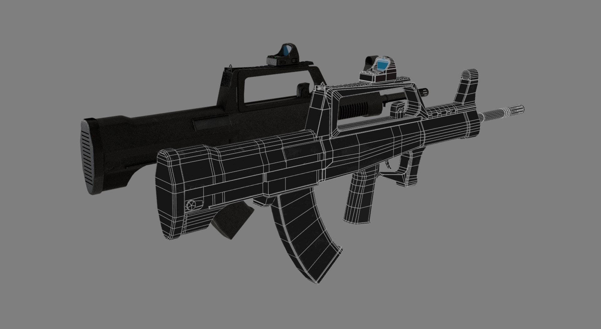3D qbz 95 rifle games - TurboSquid 1462464