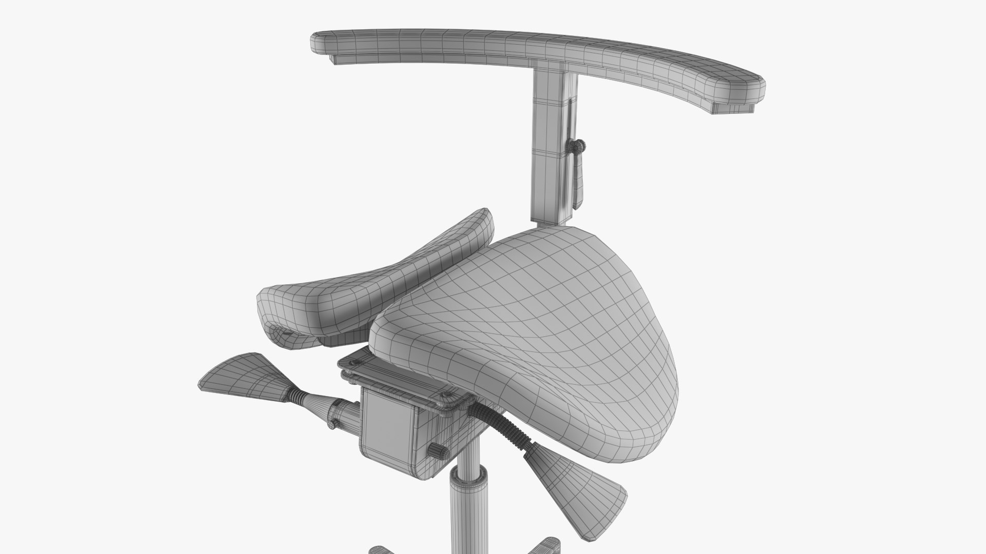 3D Salli MultiAdjuster Elbow Rest Chair Model - TurboSquid 2020184