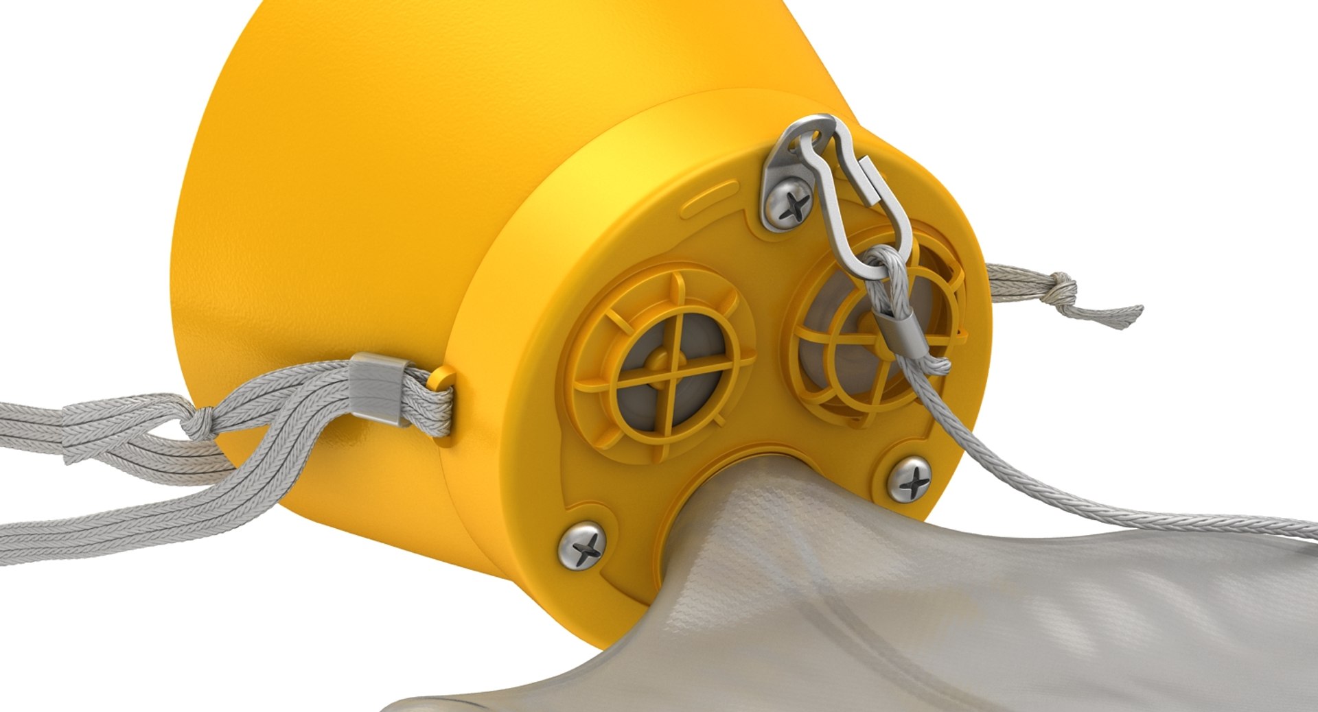 3d Model Airplane Oxygen Mask