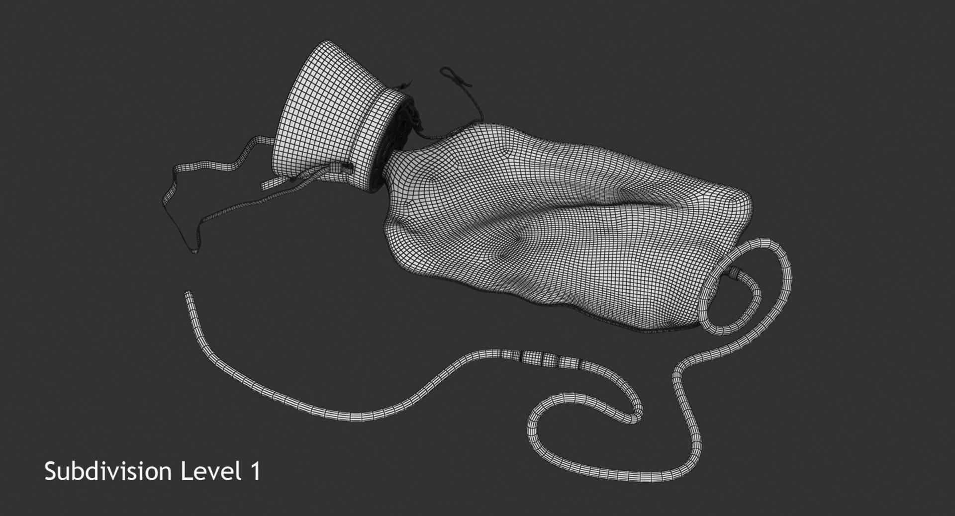 3d Model Airplane Oxygen Mask