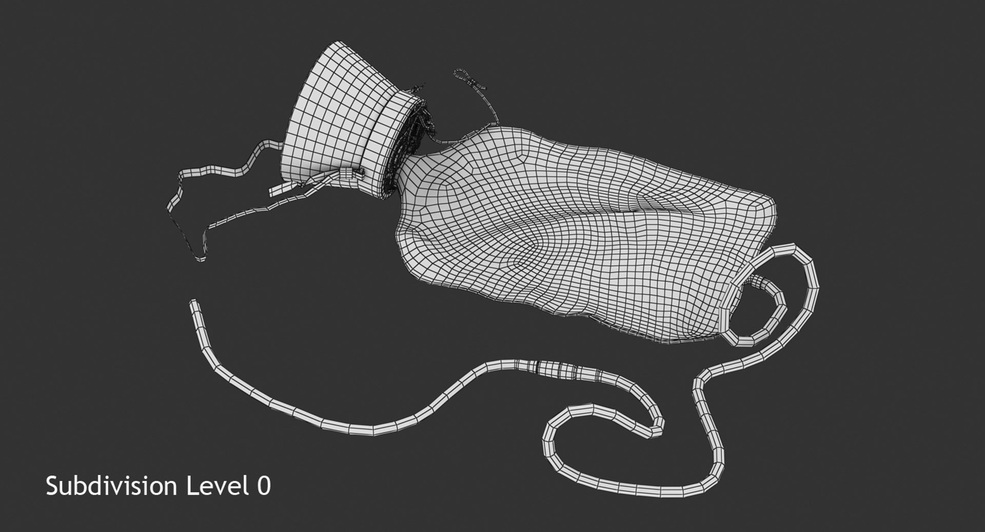 3d Model Airplane Oxygen Mask