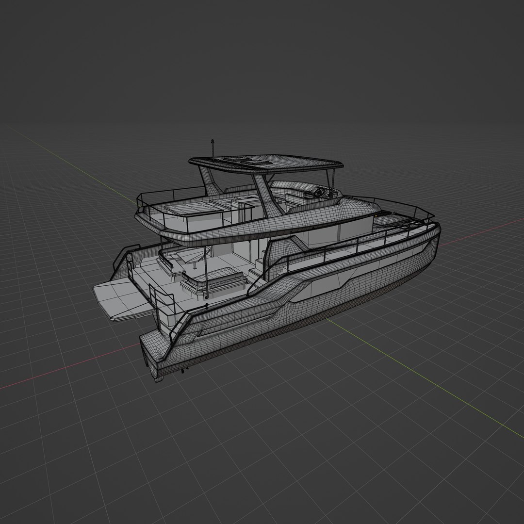 Leopard 53 Powercat 3D PBR Catamaran 3D Model - TurboSquid 2336749