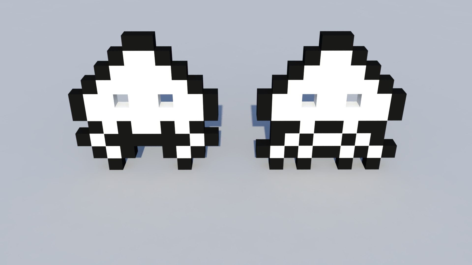 3d Model Space Invaders