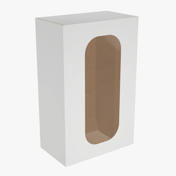 3D cardboard box window model - TurboSquid 1593044