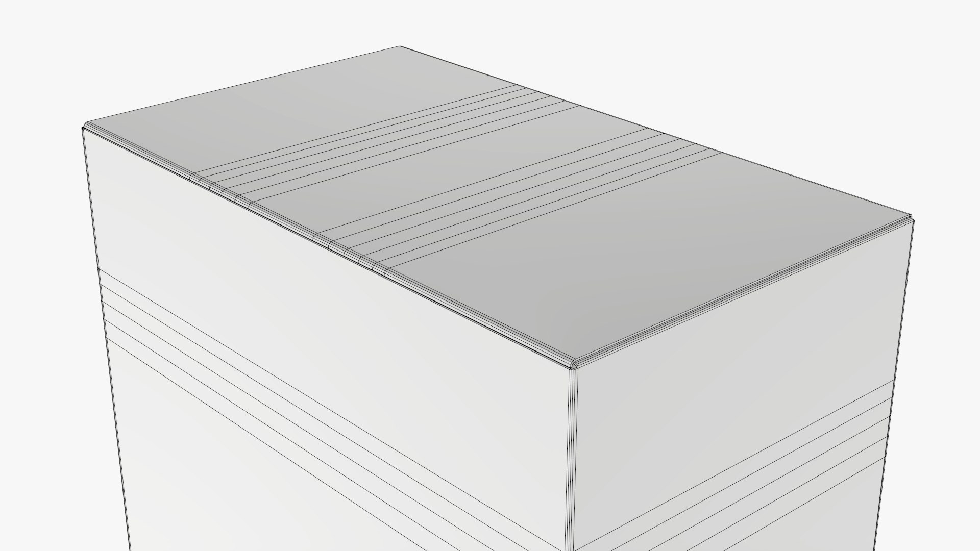 3D Cardboard Box Window Model - TurboSquid 1593044