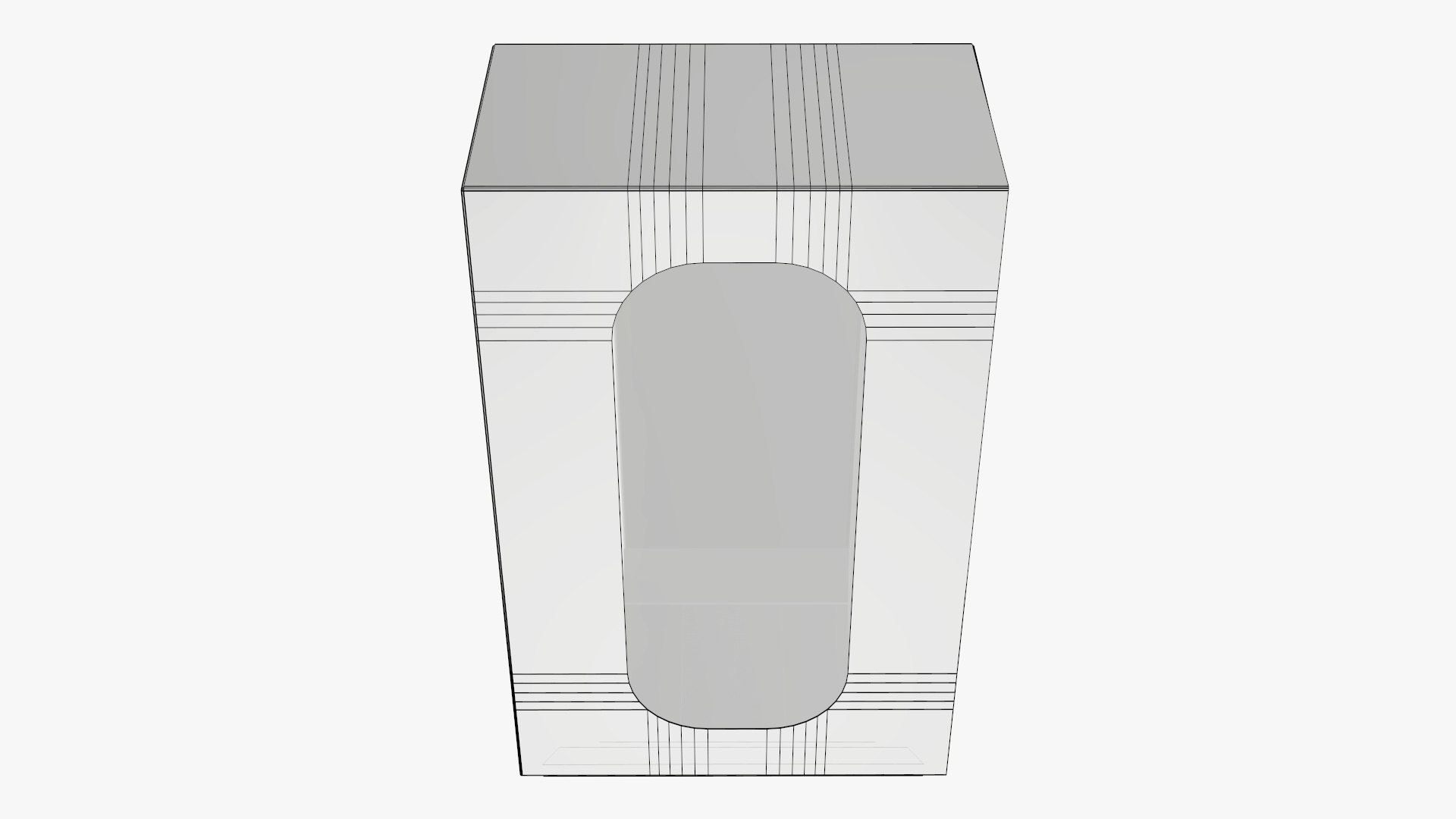 3D Cardboard Box Window Model - TurboSquid 1593044