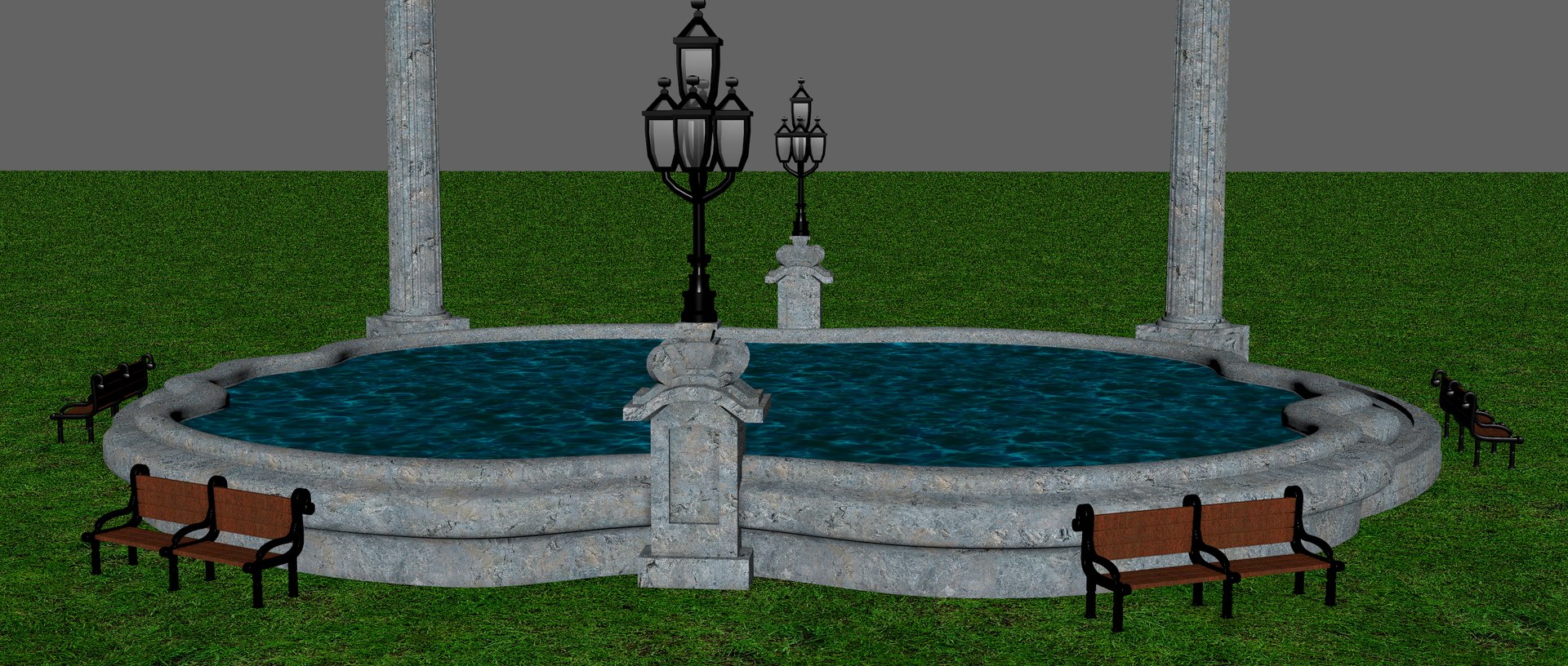 Free 3D Model Water Fountain - TurboSquid 1387533