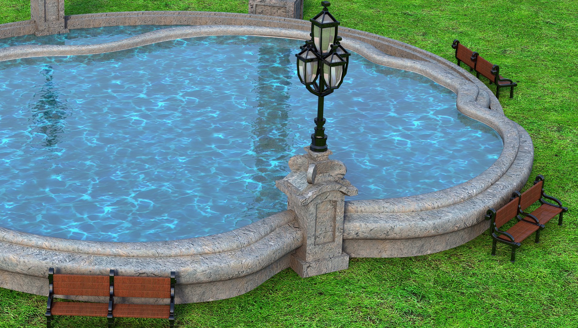 Free 3D Model Water Fountain - TurboSquid 1387533