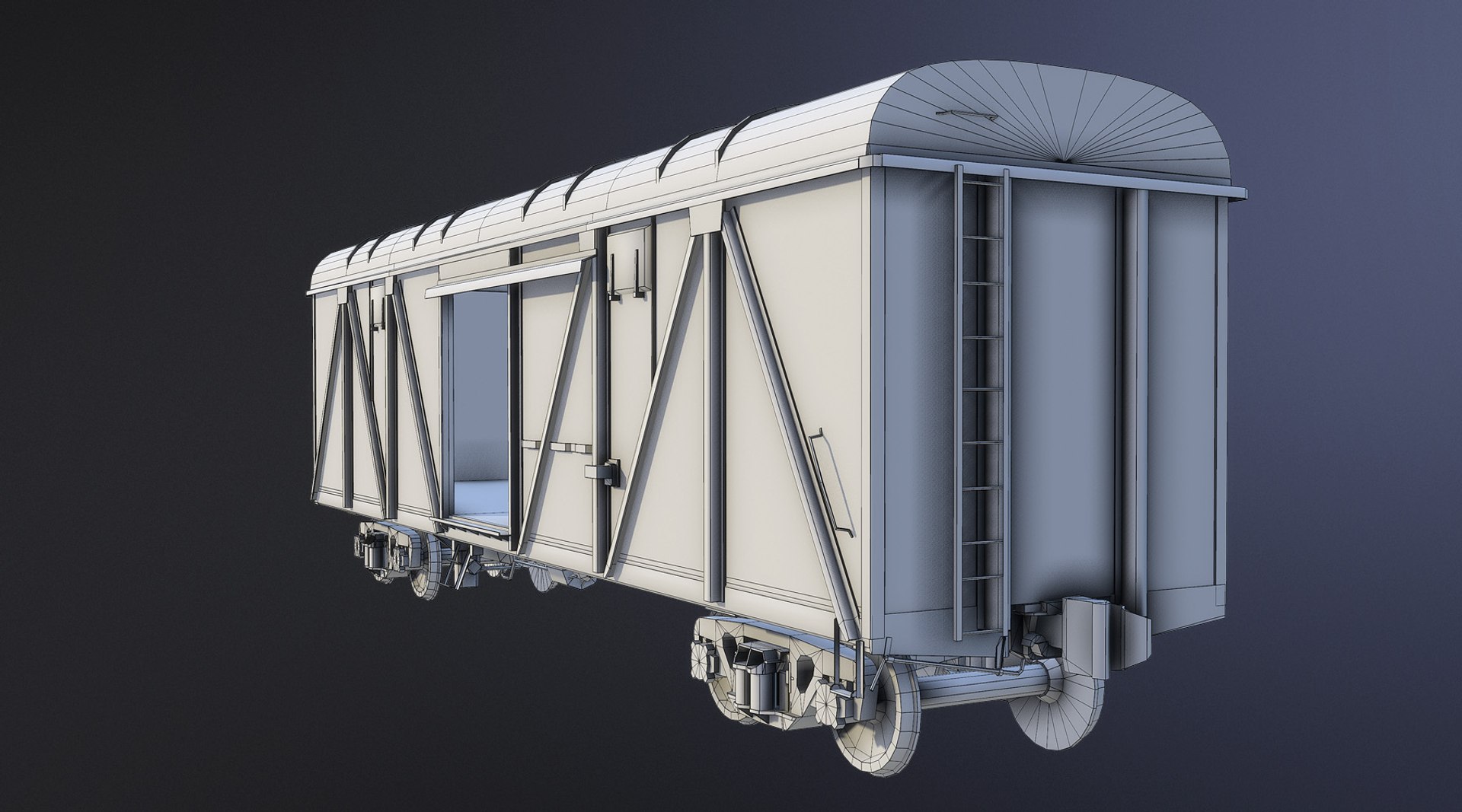 Low-poly Boxcar Car Model - TurboSquid 1313437