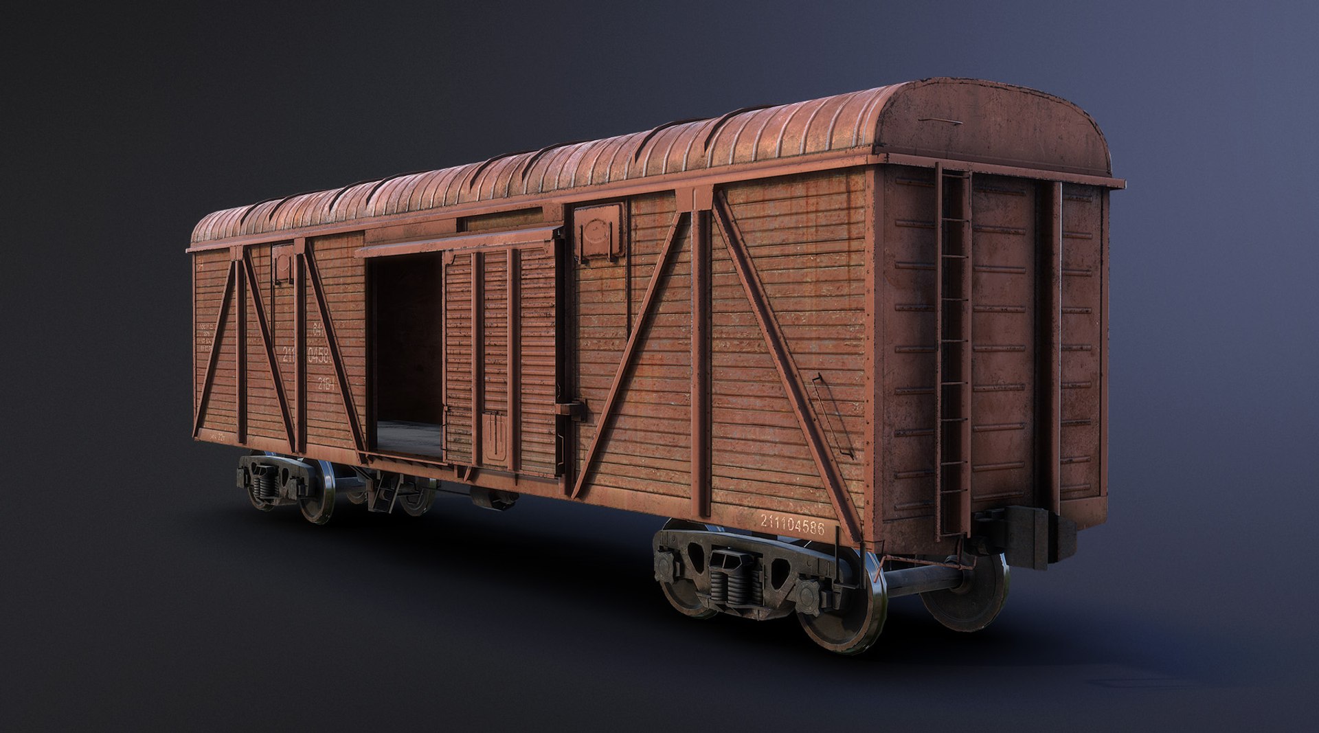 Low-poly Boxcar Car Model - TurboSquid 1313437