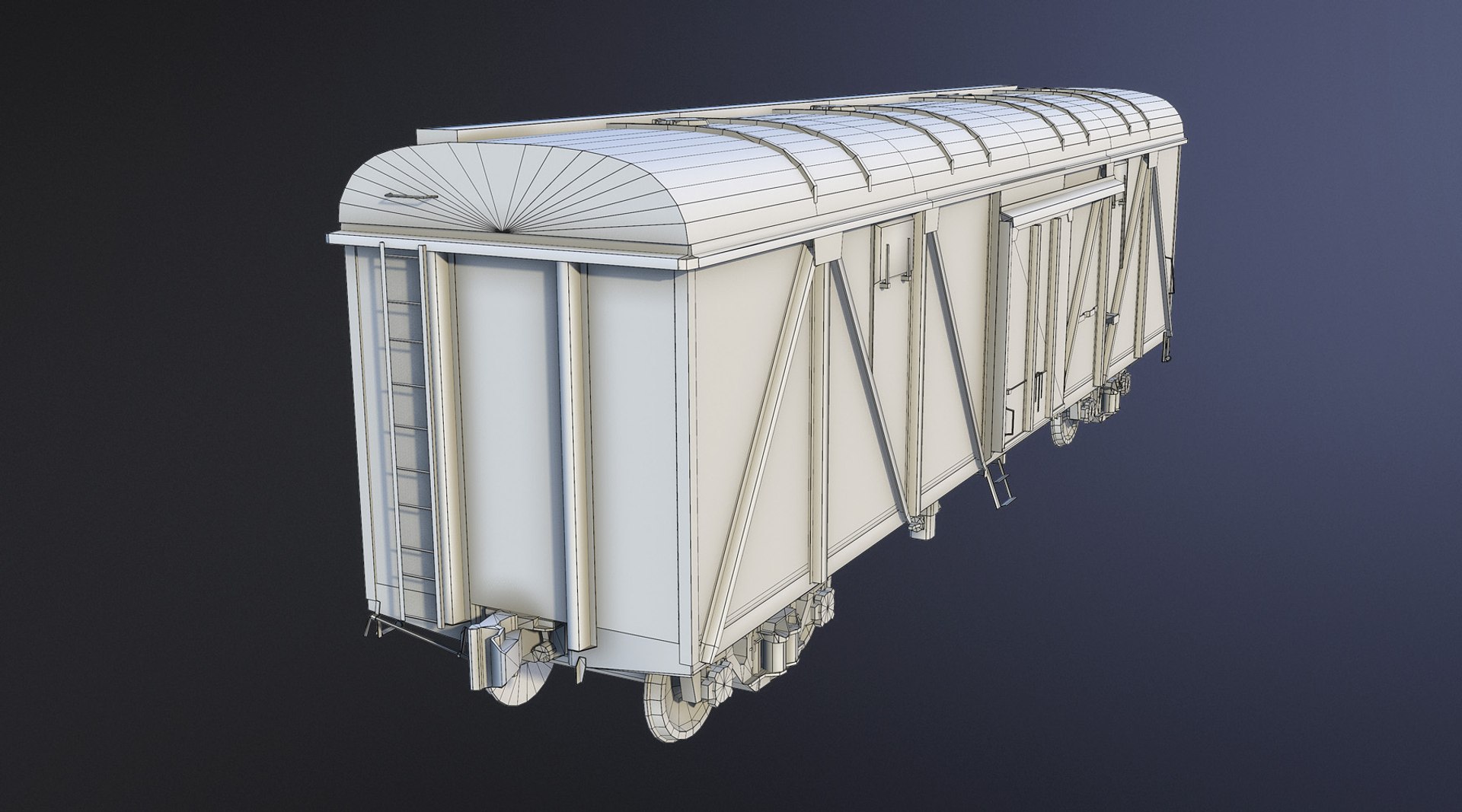 Low-poly Boxcar Car Model - TurboSquid 1313437