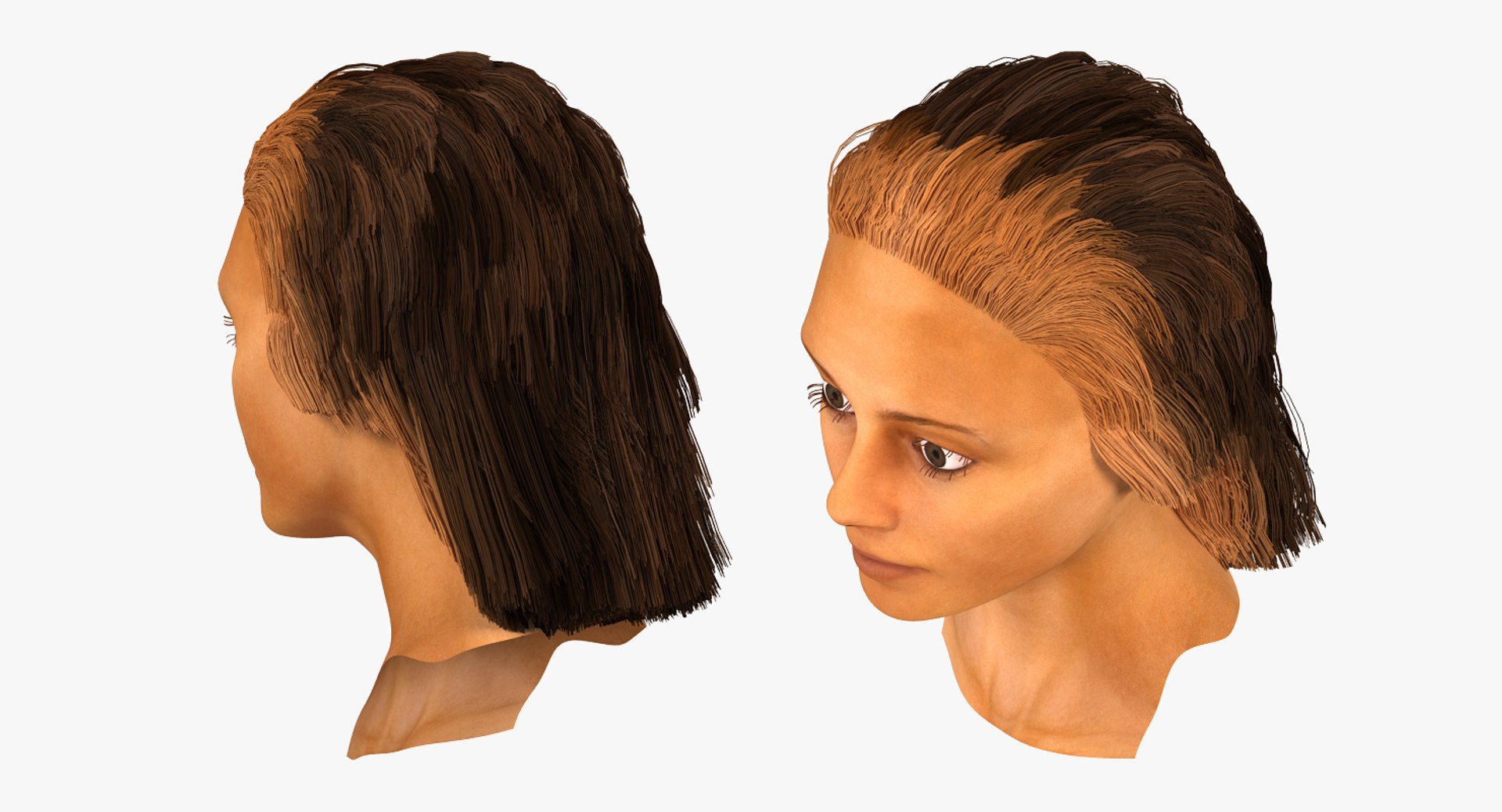 Arab Woman Head 3D Model - TurboSquid 1157575