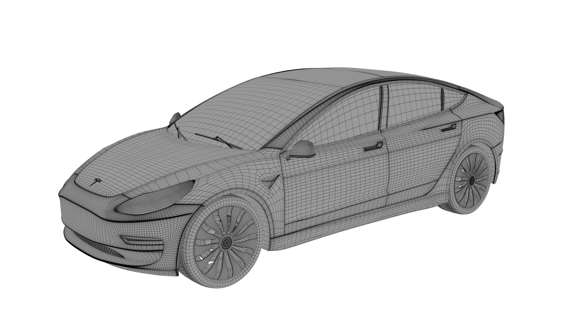 3D Model Tesla Model 3 - TurboSquid 2198402