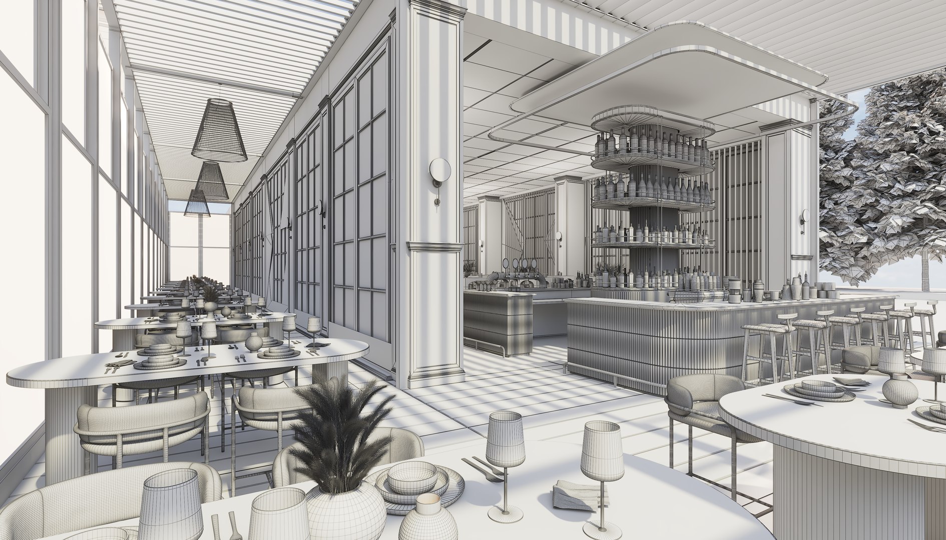 3D Bar-Club - TurboSquid 2349417